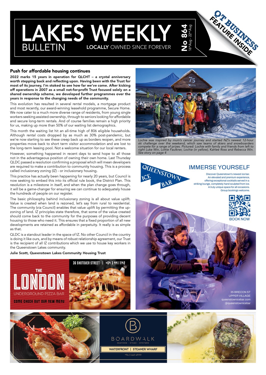 Issue 864 » Lakes Weekly Bulletin