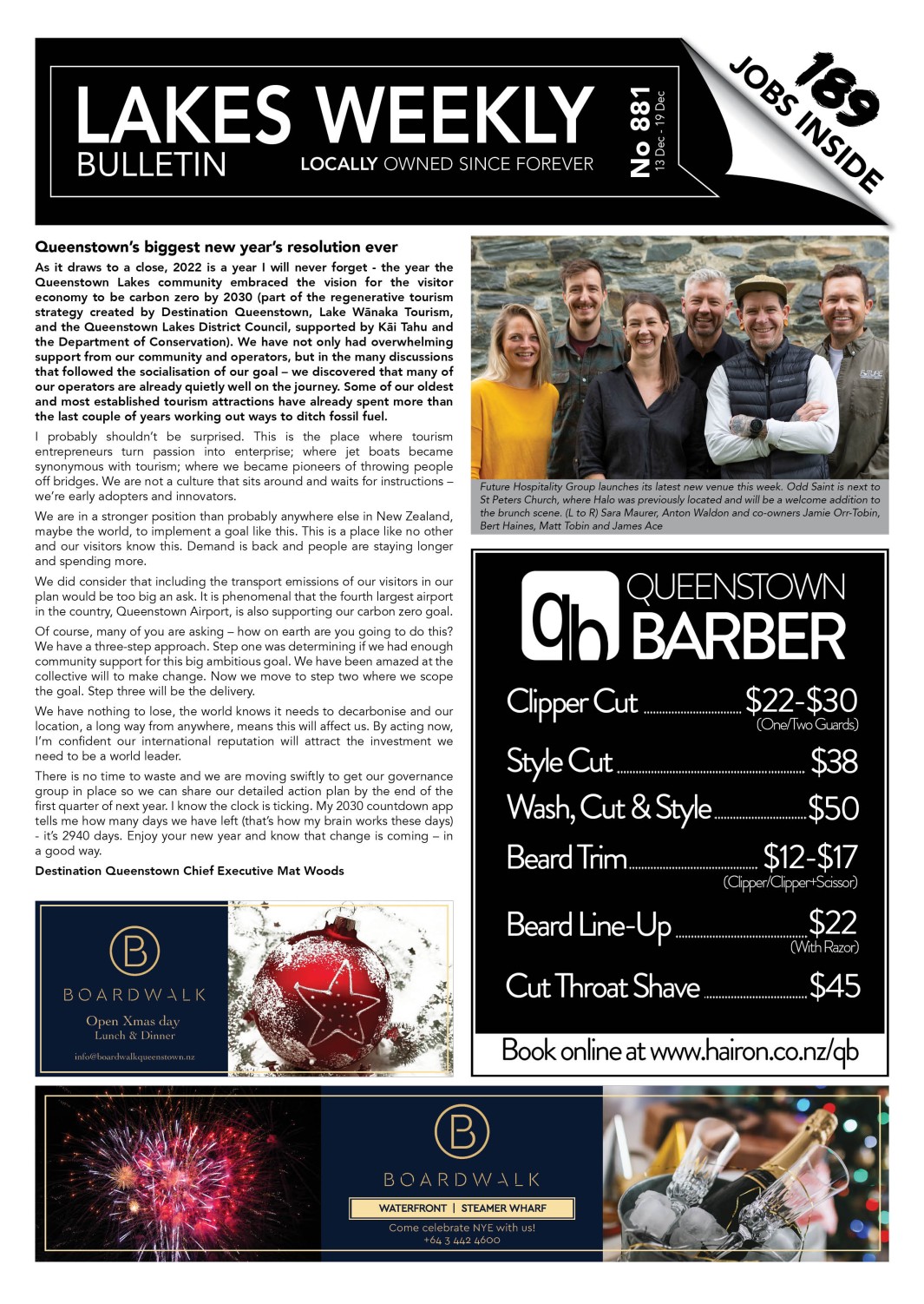 Issue 881 » Lakes Weekly Bulletin